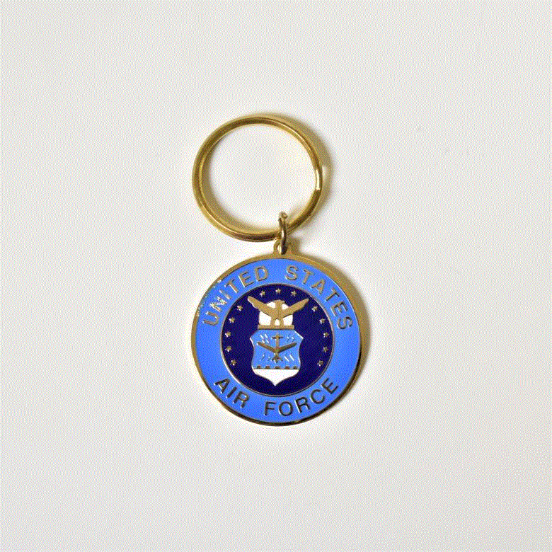 Airforce Keychain - Grout Museum District Located in Waterloo, Iowa