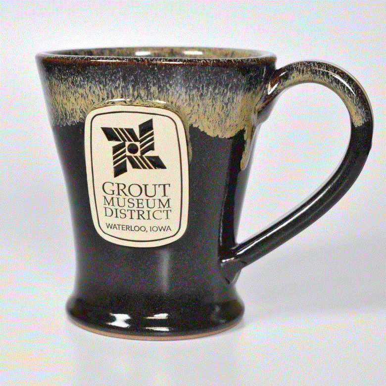 GMD Two-Tone Brown Mug - Grout Museum District Located in Waterloo, Iowa