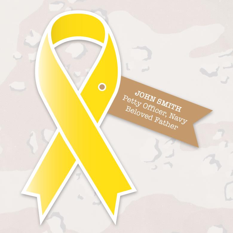 Gulf War Yellow Ribbon - Grout Museum District Located in Waterloo, Iowa